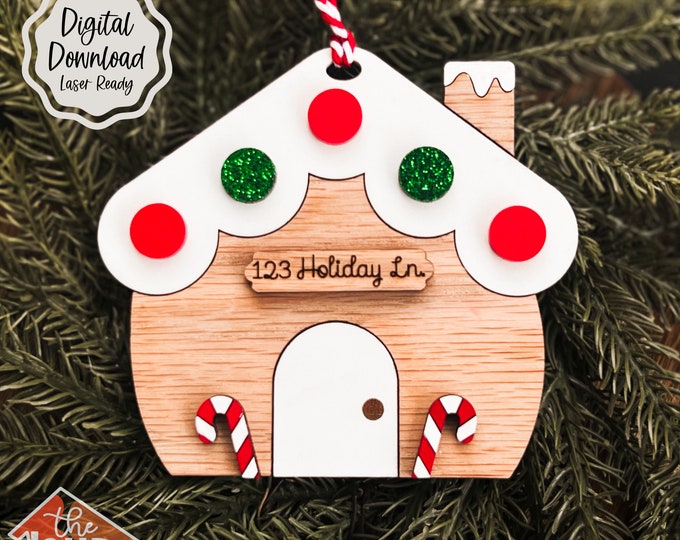 Boho House New Home Real Estate Ornament Laser Glowforge SVG File - Etsy Australia