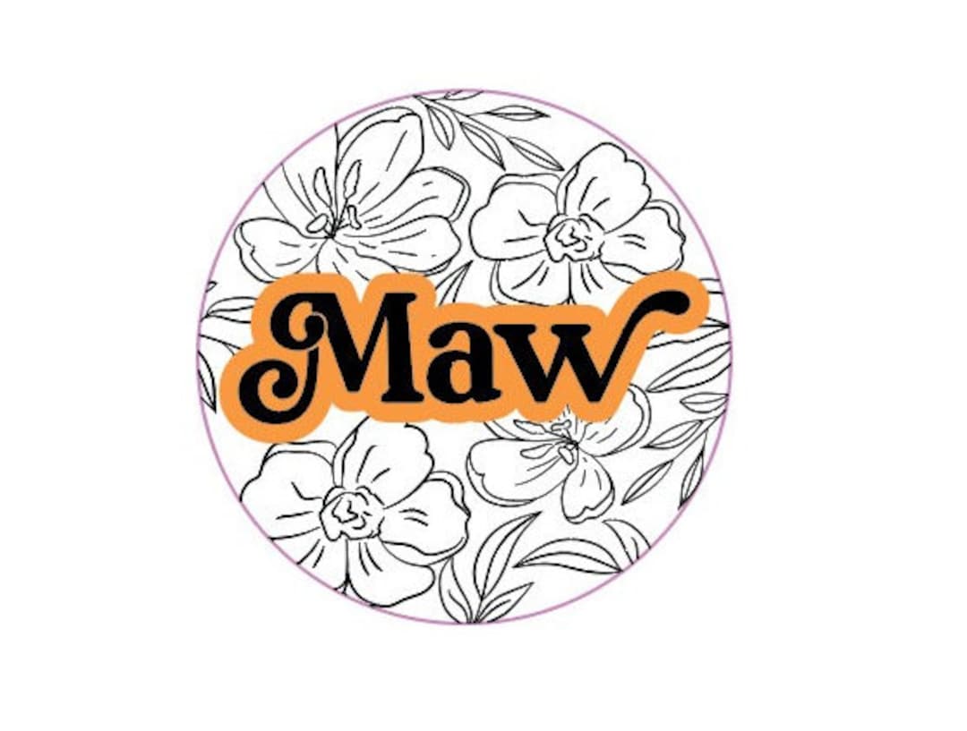 FLORAL BACKER NAMES - Etsy