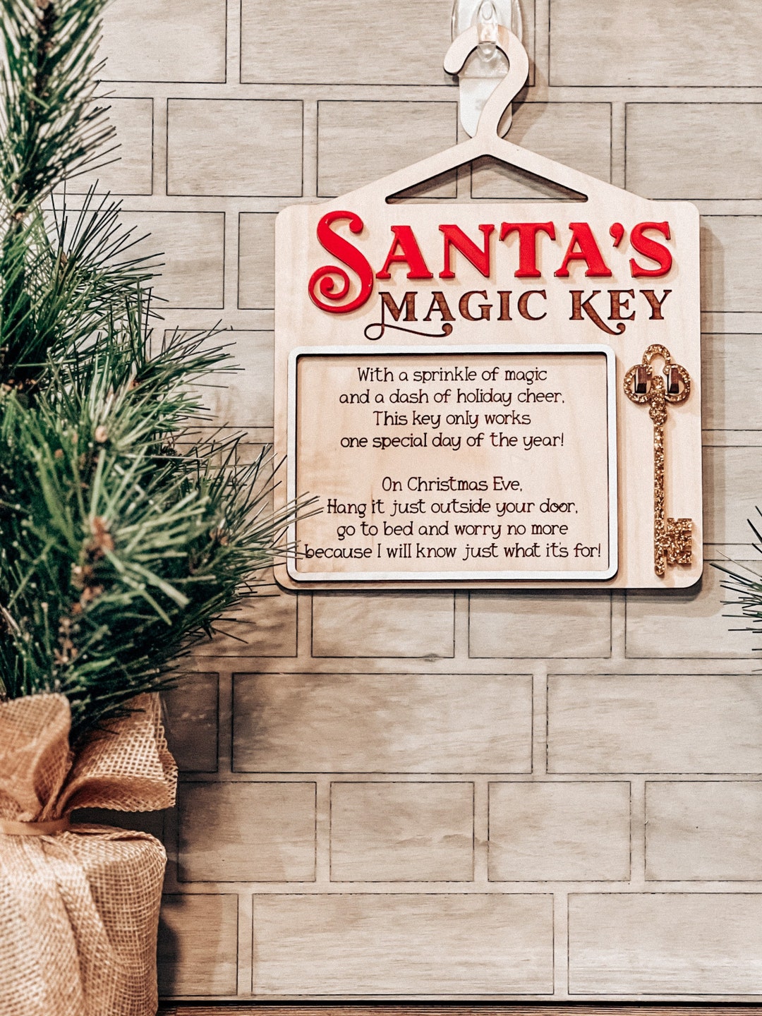 Santas Magic Key || Santa Claus || Magical Key || Laser Cut File ...