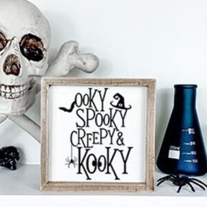 Ooky Spooky || Creepy + Kooky || Halloween Decor SVG || Halloween SVG ...