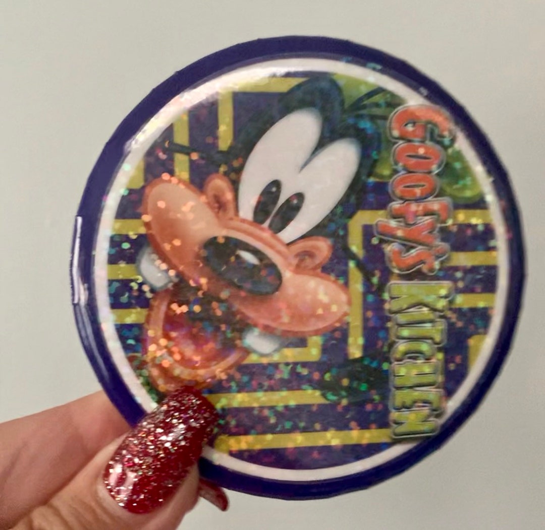 Disney Button Sparkly Overlay - Etsy