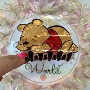 Winnie the Pooh Inspired Claw Hair Clip - Etsy