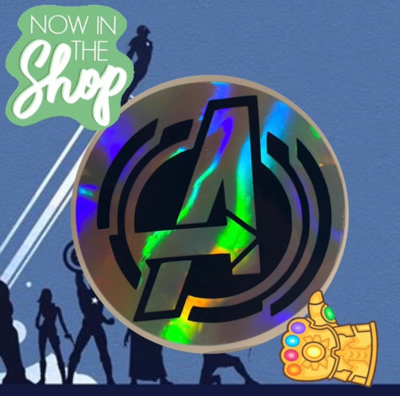 Avengers Logo Vinyl Decal - Etsy