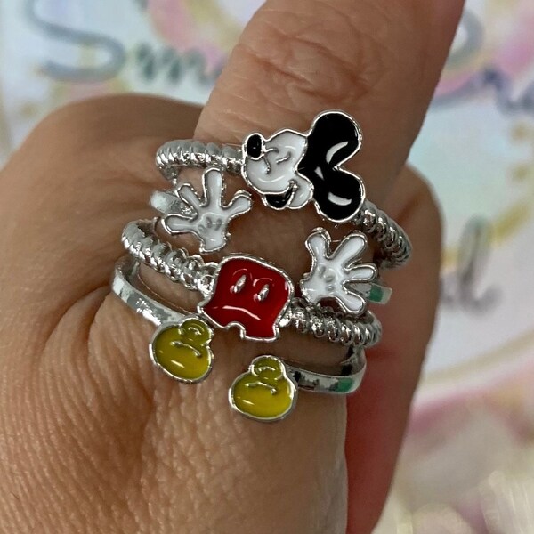 Mickey Mouse Ring - Etsy