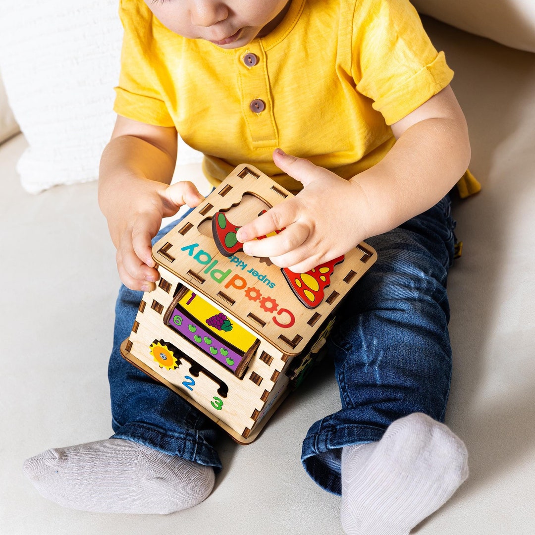 Compact Busy Cube, One Year Old Toy, Educational Toys, First Gift ...