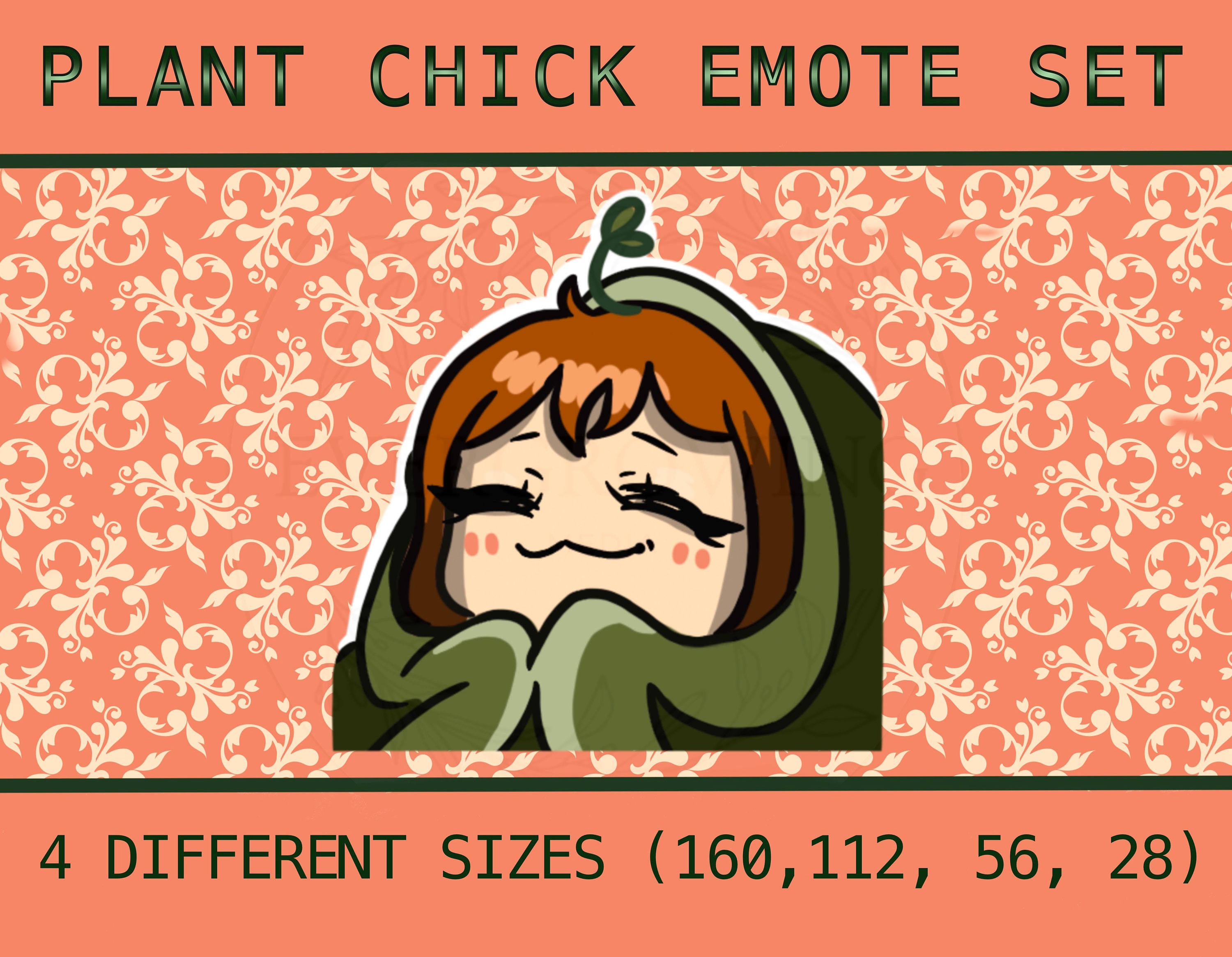 Plant Chick Twitch/discord Emote Set - Etsy
