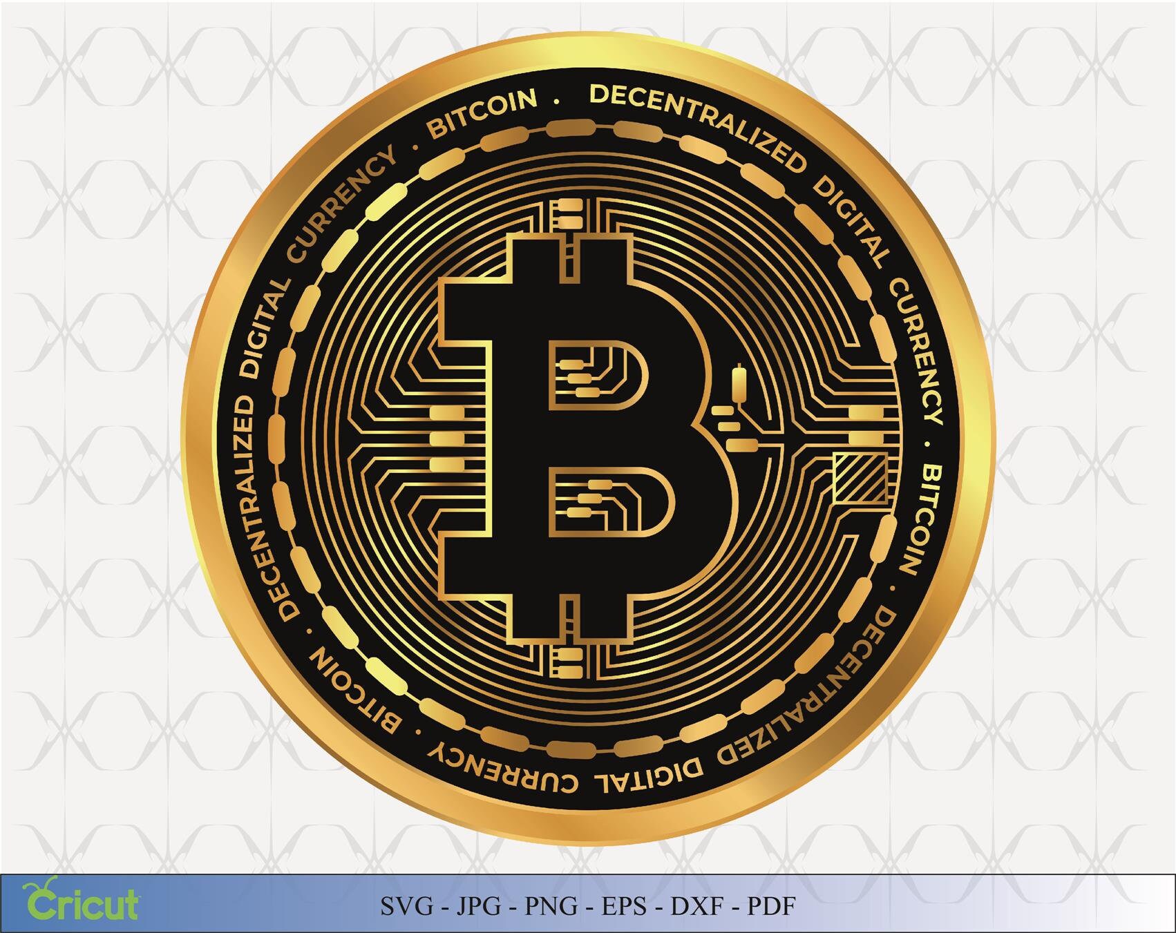 Bitcoin 10 Different Logo Emblem SVG Cut File T-Shirts Cup | Etsy