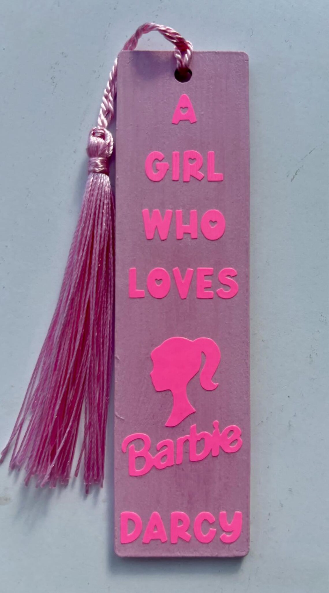 Barbie Bookmark - Personalised Bookmark - Childrens Bookmark - Handmade ...
