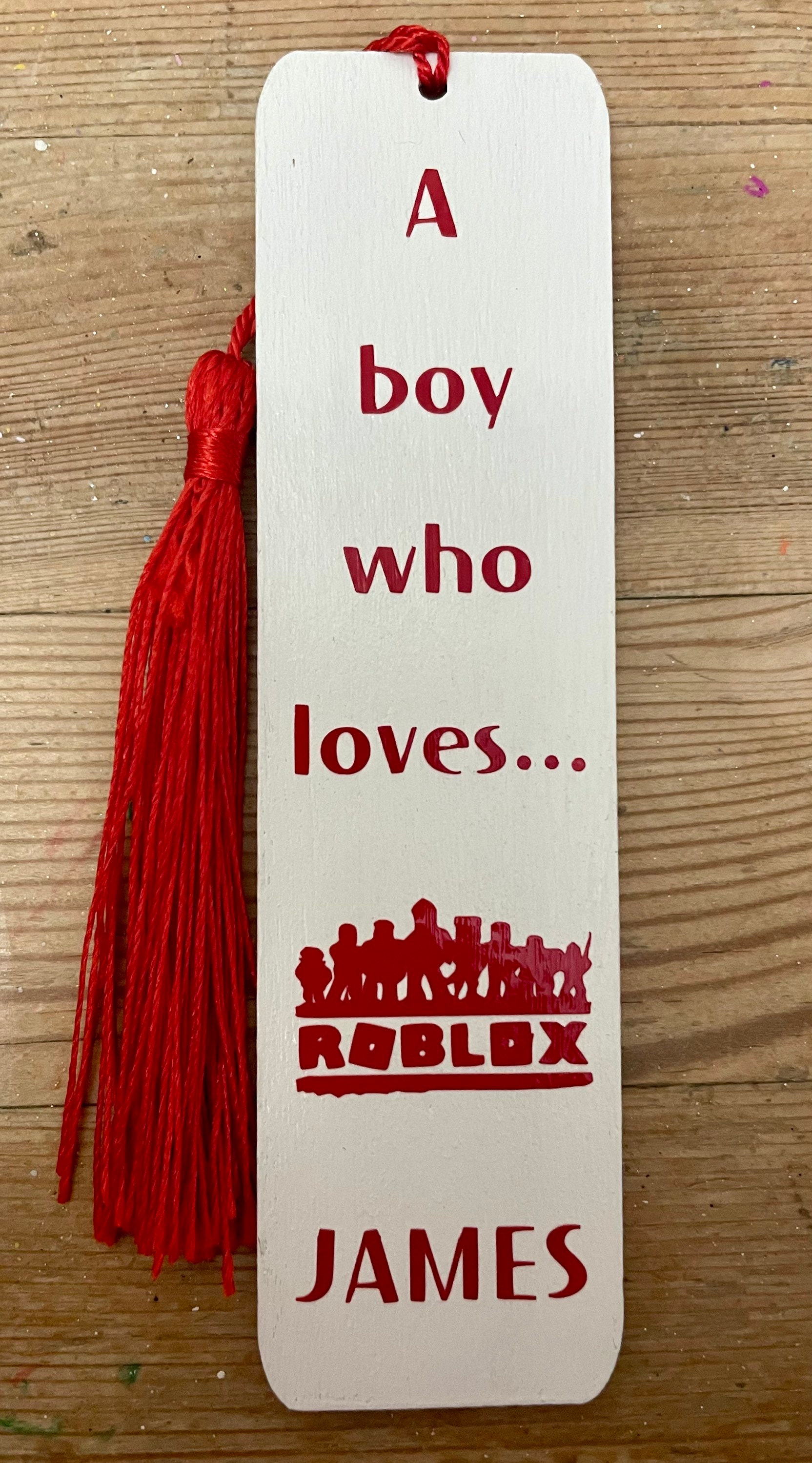 Roblox Inspired Bookmark Personalised Bookmark Childrens - Etsy
