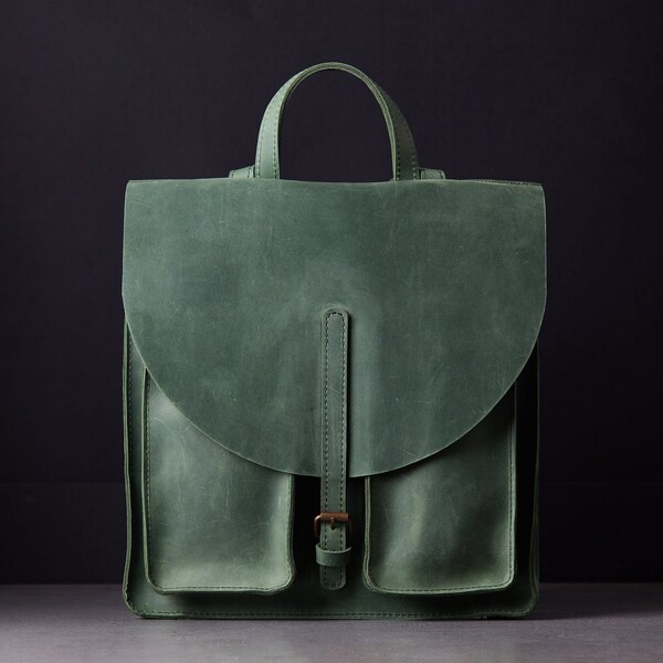 Green School Backpack - Etsy