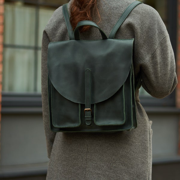 Red Leather Satchel - Etsy