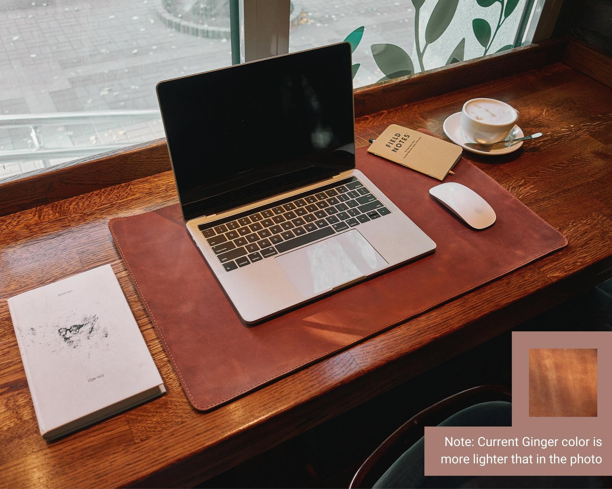 Leather Deskpad / Desk Pad Full Grain Genuine Leather Desk - Etsy