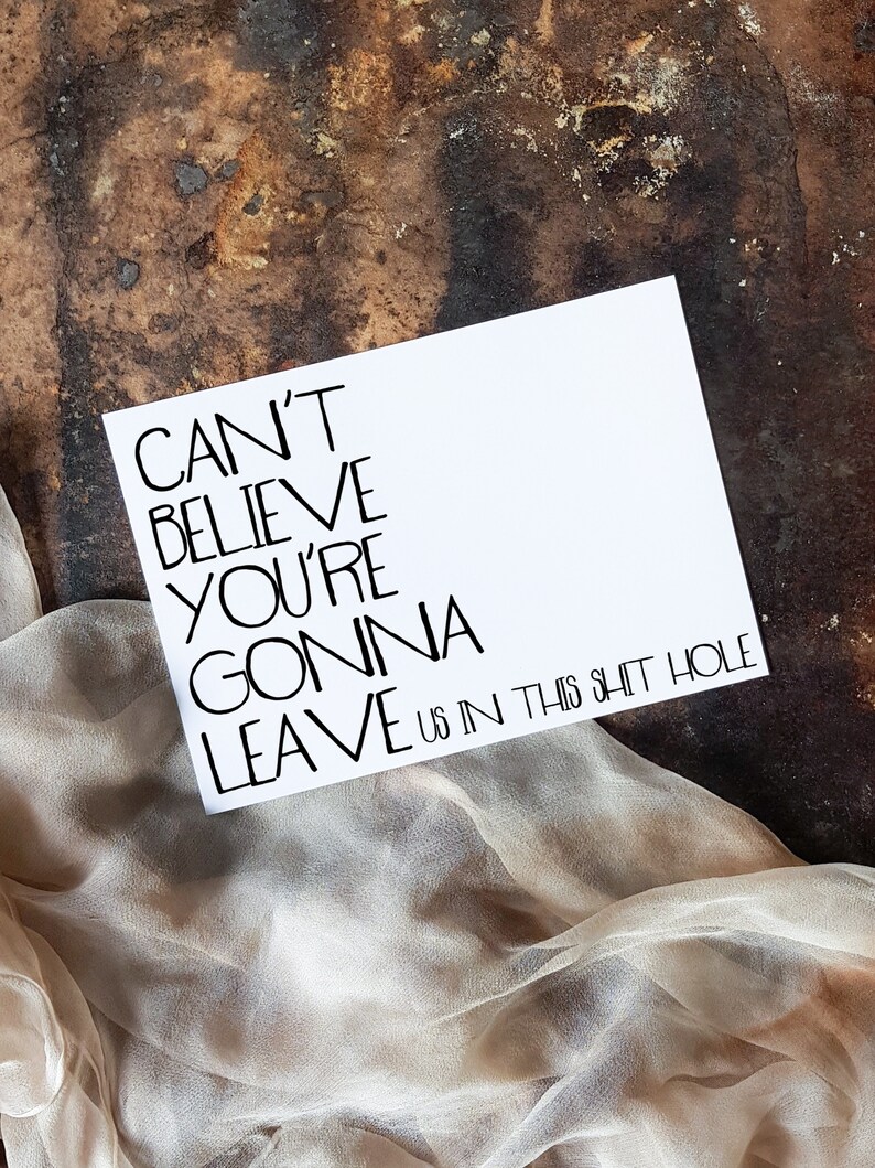 Buy Funny Retirement New Job Card Cant Believe Youre Gonna Leave Online ...