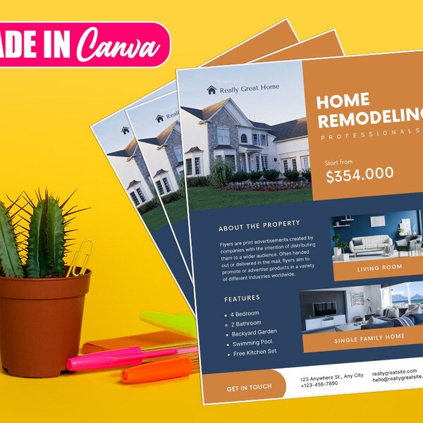 Remodeling Flyer - Etsy