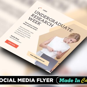 Research Week Flyer, DIY Canva Research Week Flyer Template 2022 ...