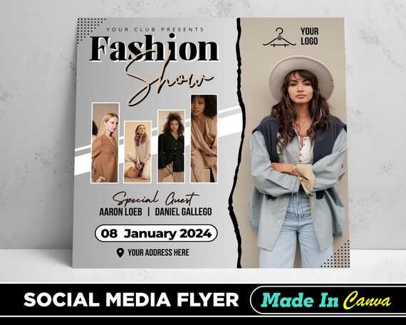 Plantilla De Volante De Desfile De Moda Moda Flyer Templates Diseño