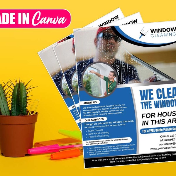 Window Cleaning Flyers - Etsy