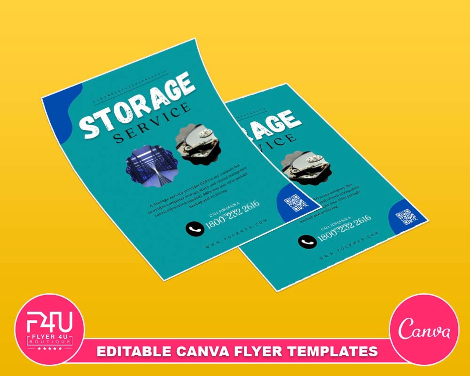 Storage Service Flyer DIY Canva Storage Service Flyer - Etsy