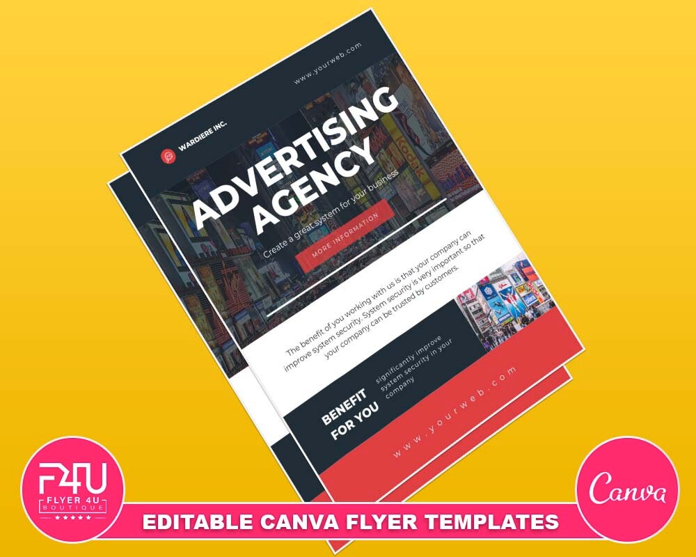Advertising Agency DIY Canva Advertising Agency Template - Etsy