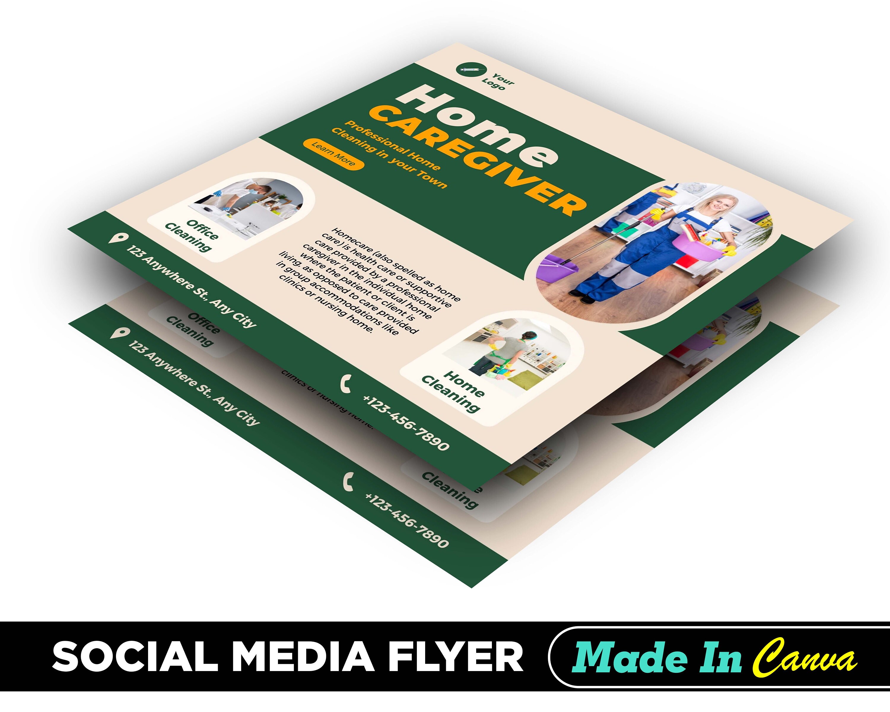 Caregiver Support Group Flyer Template
