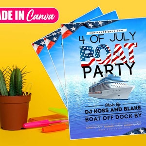 Boat Tour Flyer DIY Canva Boat Tour Flyer Template 2022 - Etsy