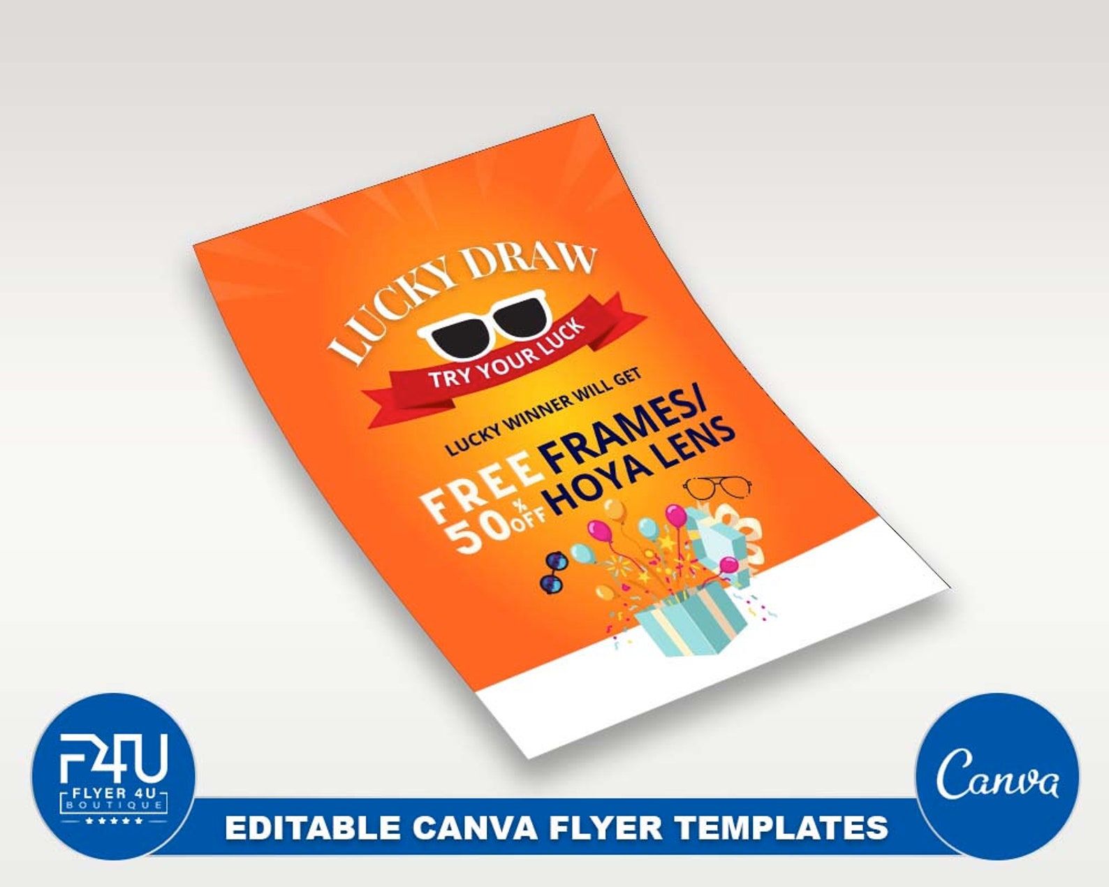 Raffle Flyer DIY Canva Raffle Flyer Template 2022 Editable - Etsy