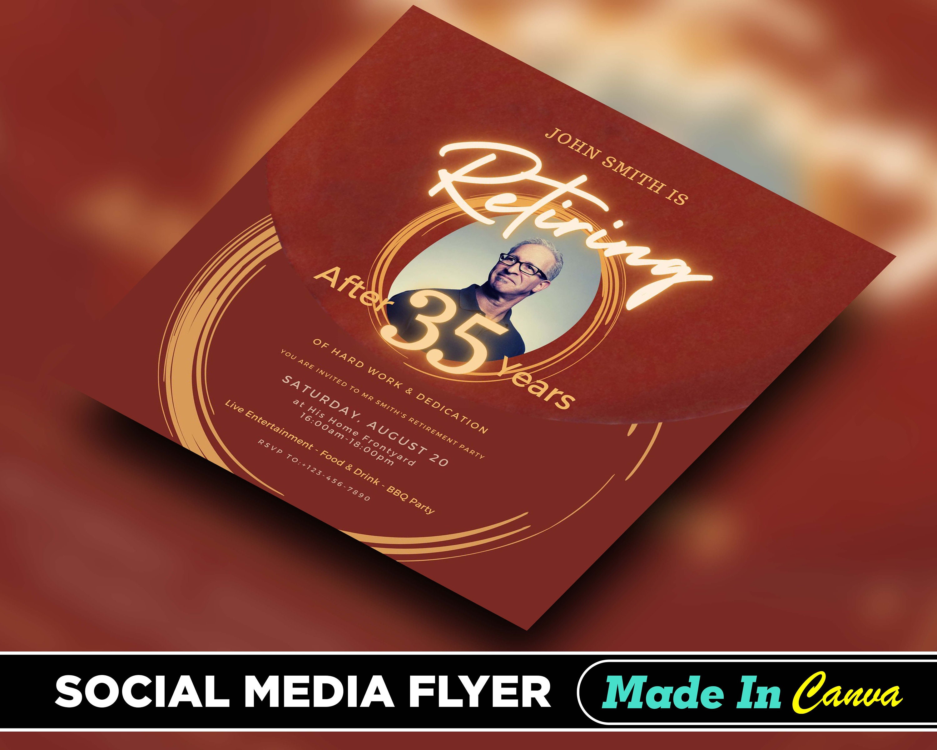 Retirement Advice Flyer, DIY Canva Retirement Advice Flyer Template ...