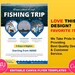 Fishing Trip Flyer, DIY Canva Fishing Trip Templates, Editable Canva US ...