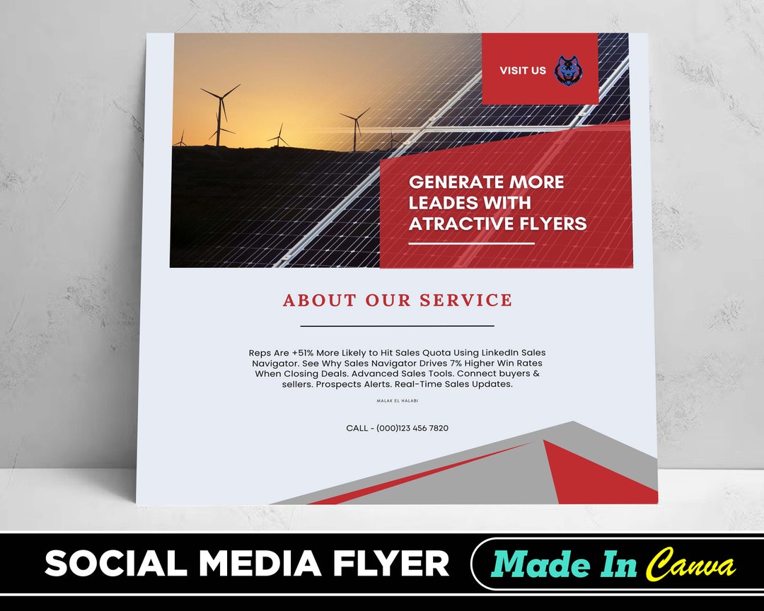 Lead Generator for Local Business Flyer, DIY Canva Businesses Template ...