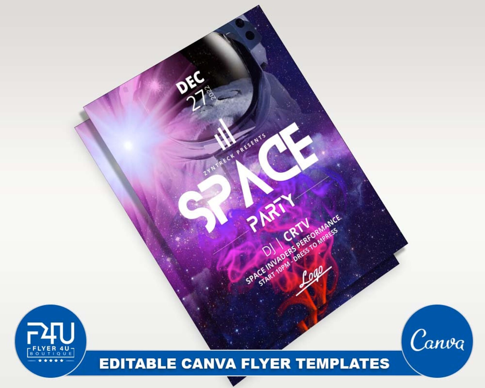 Party Flyer, DIY Canva Party Flyer Template 2022, Editable Canva US ...