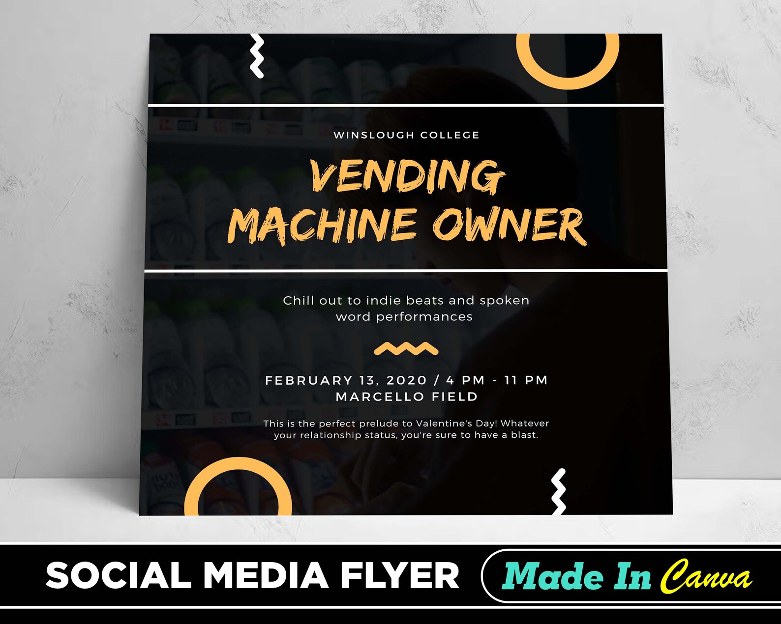 Vending Machine Flyer, DIY Canva Vending Machine Flyer Template ...