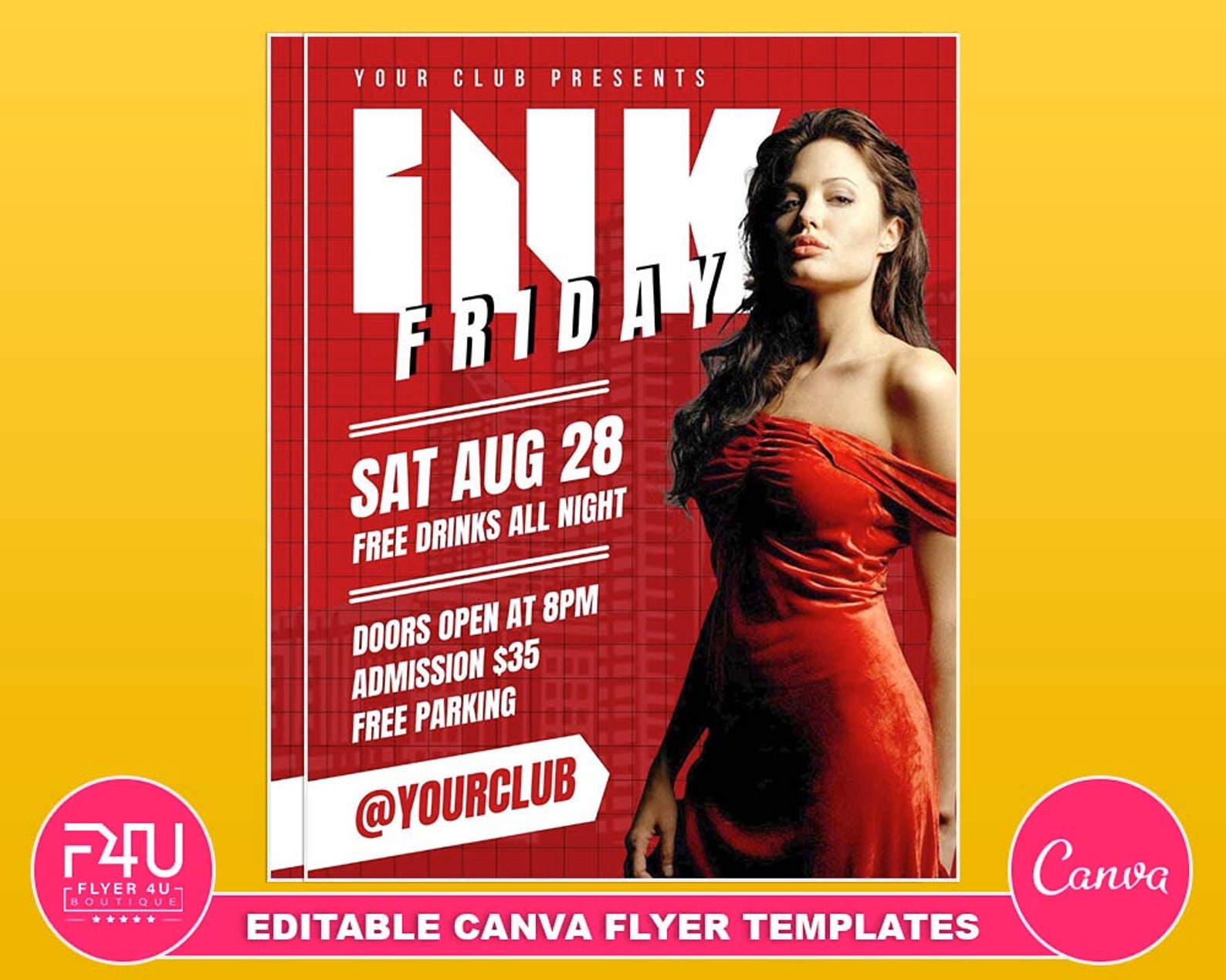 Too Hot Flyer, DIY Canva Too Hot Flyer, Editable Canva US Letter Size ...