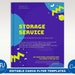 Storage Service Flyer, DIY Canva Storage Service Flyer Template 2022 ...