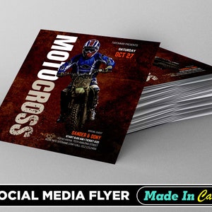 Moto Rally Flyer, DIY Canva Moto Rally Flyer Template, Editable Canva ...