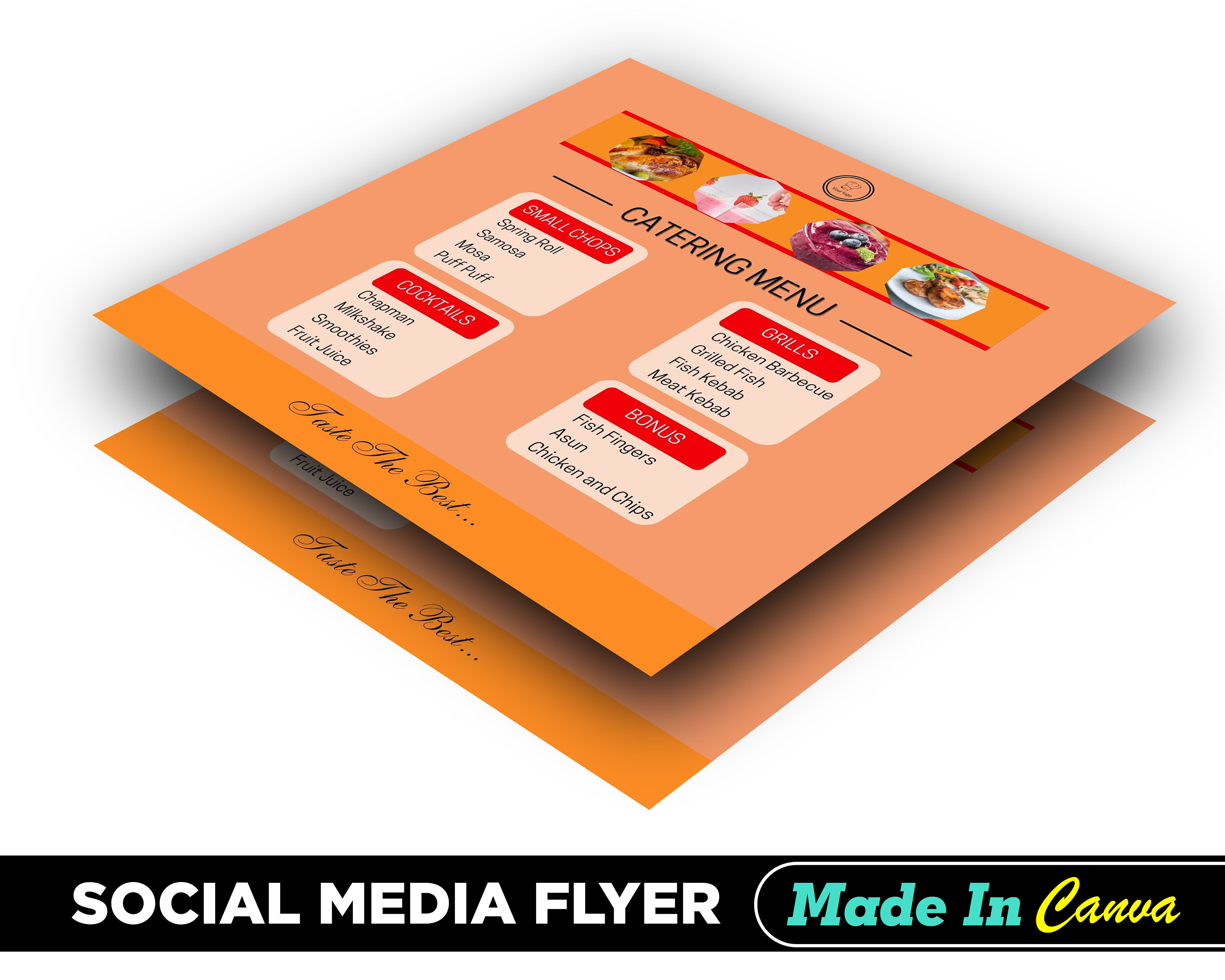Small Chops Flyer DIY Canva Small Chops Flyer Template - Etsy