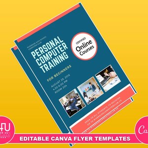 Personal Computer Training Flyer, DIY Canva Personal Computer Training ...