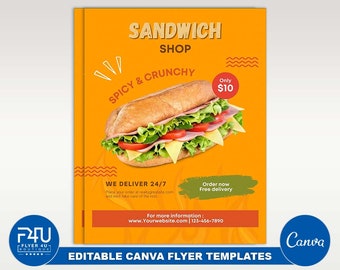 Sandwich Flyer - Etsy