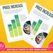 Price Increase Flyer, DIY Canva Price Increase Templates, Editable ...