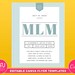 Mlm Flyer DIY Canva Mlm Templates Editable Canva US Letter - Etsy