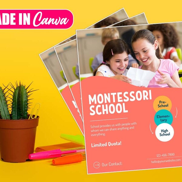 Montessori Flyer - Etsy