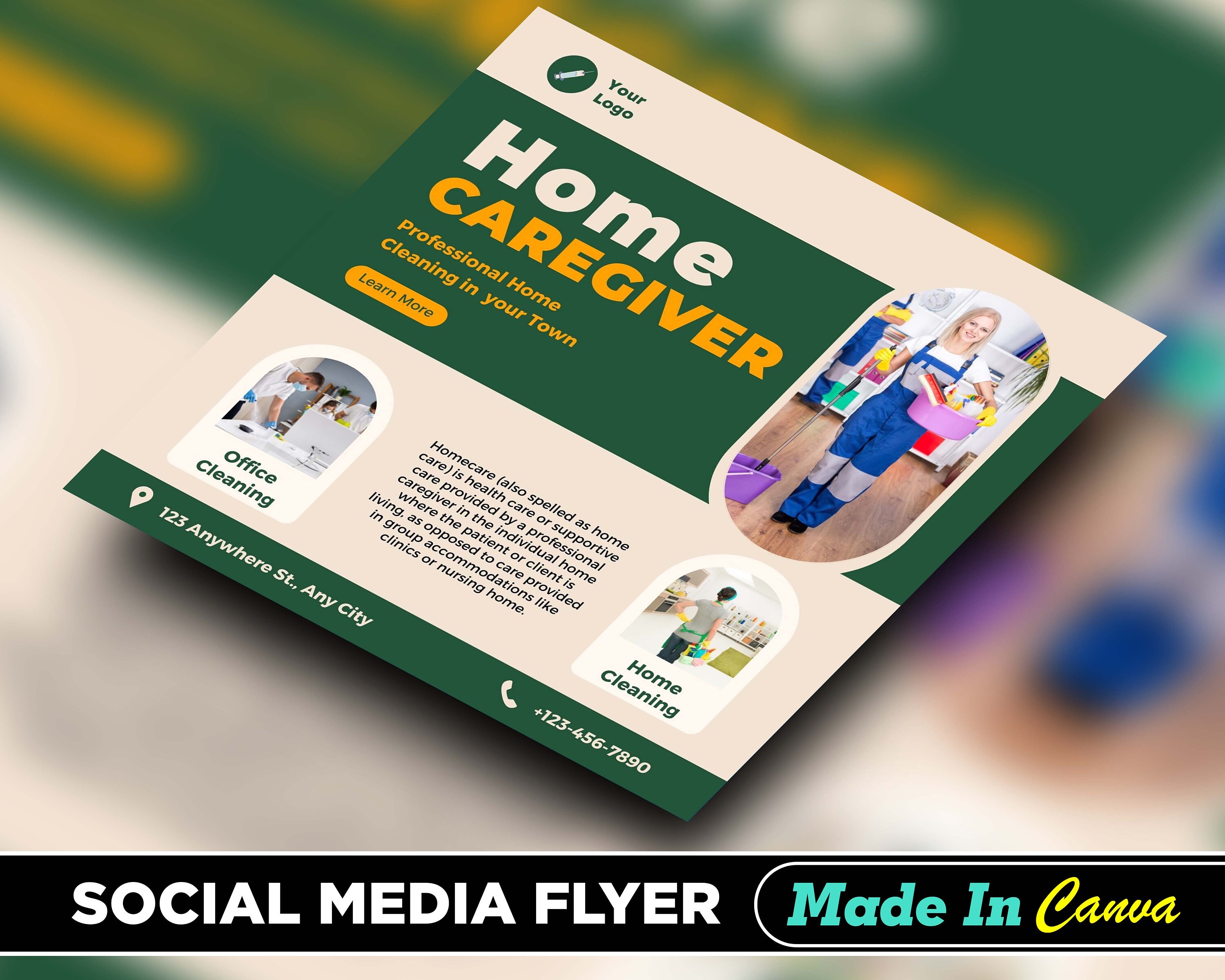 Caregiver Support Group Flyer Template