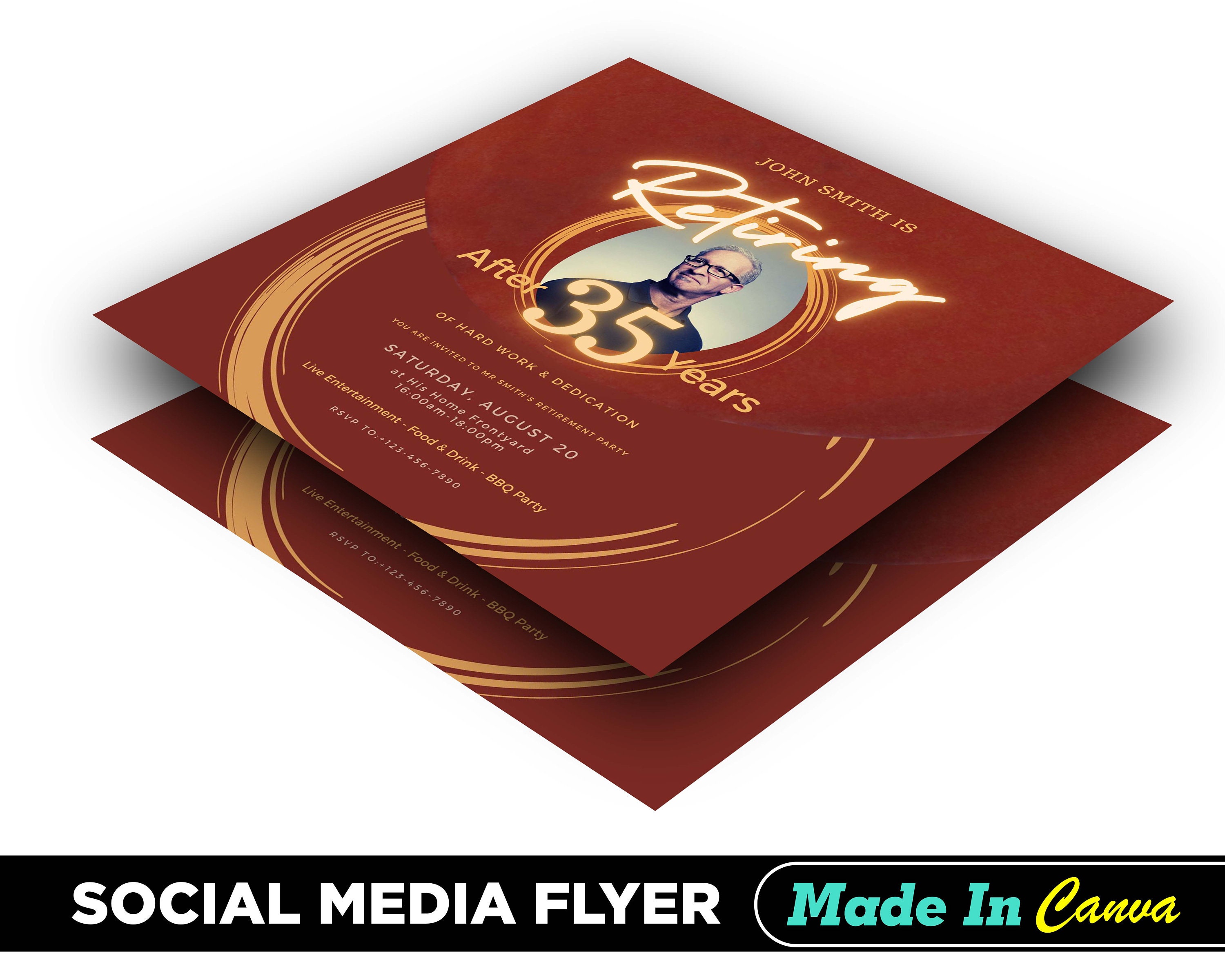 Retirement Advice Flyer, DIY Canva Retirement Advice Flyer Template ...