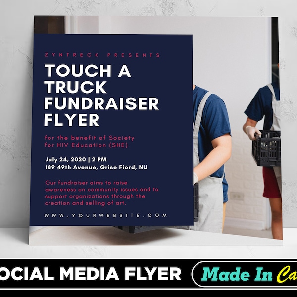 Touch a Truck Flyer - Etsy