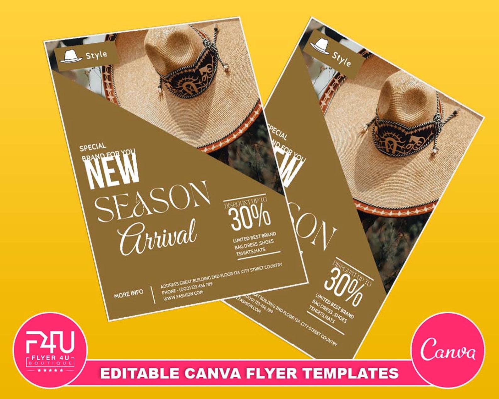 Hat Making Flyer DIY Canva Hat Making Flyer Template 2022 - Etsy