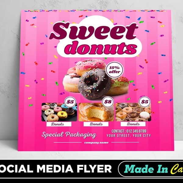 Sweet Treats Flyer - Etsy