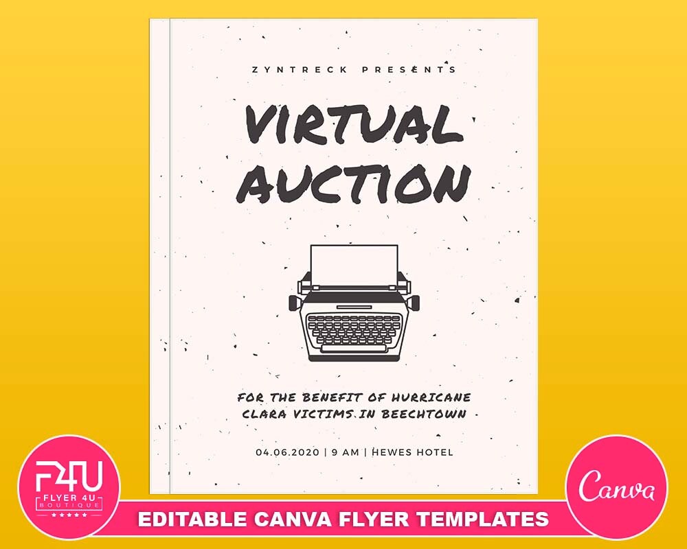 Virtual Assistant Flyer, DIY Canva Virtual Assistant Flyer Template ...