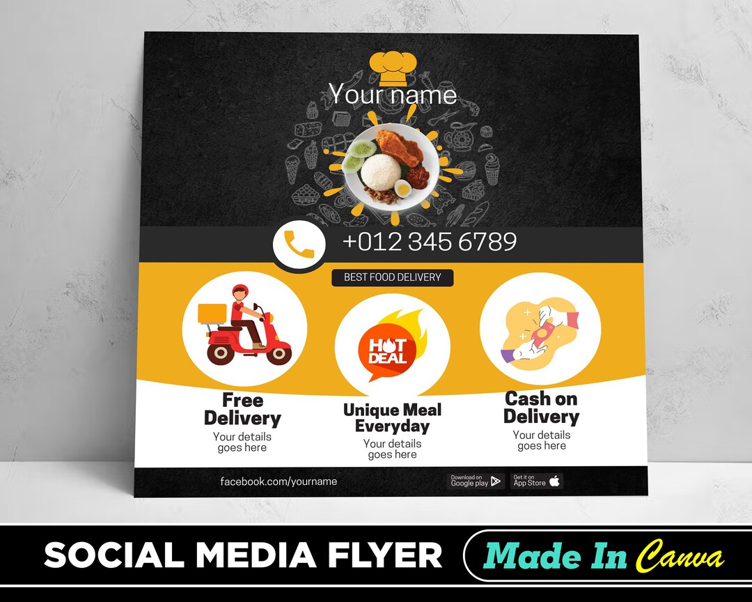 Professional Handout Flyer, DIY Canva Professional Handout Flyer ...