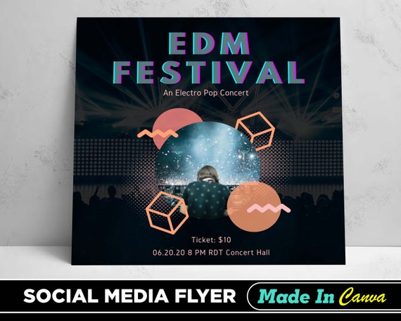 Edm Concert Poster
