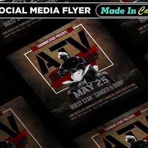 Atv Tournament Flyer, DIY Canva Atv Tournament Flyer Template 2022 ...
