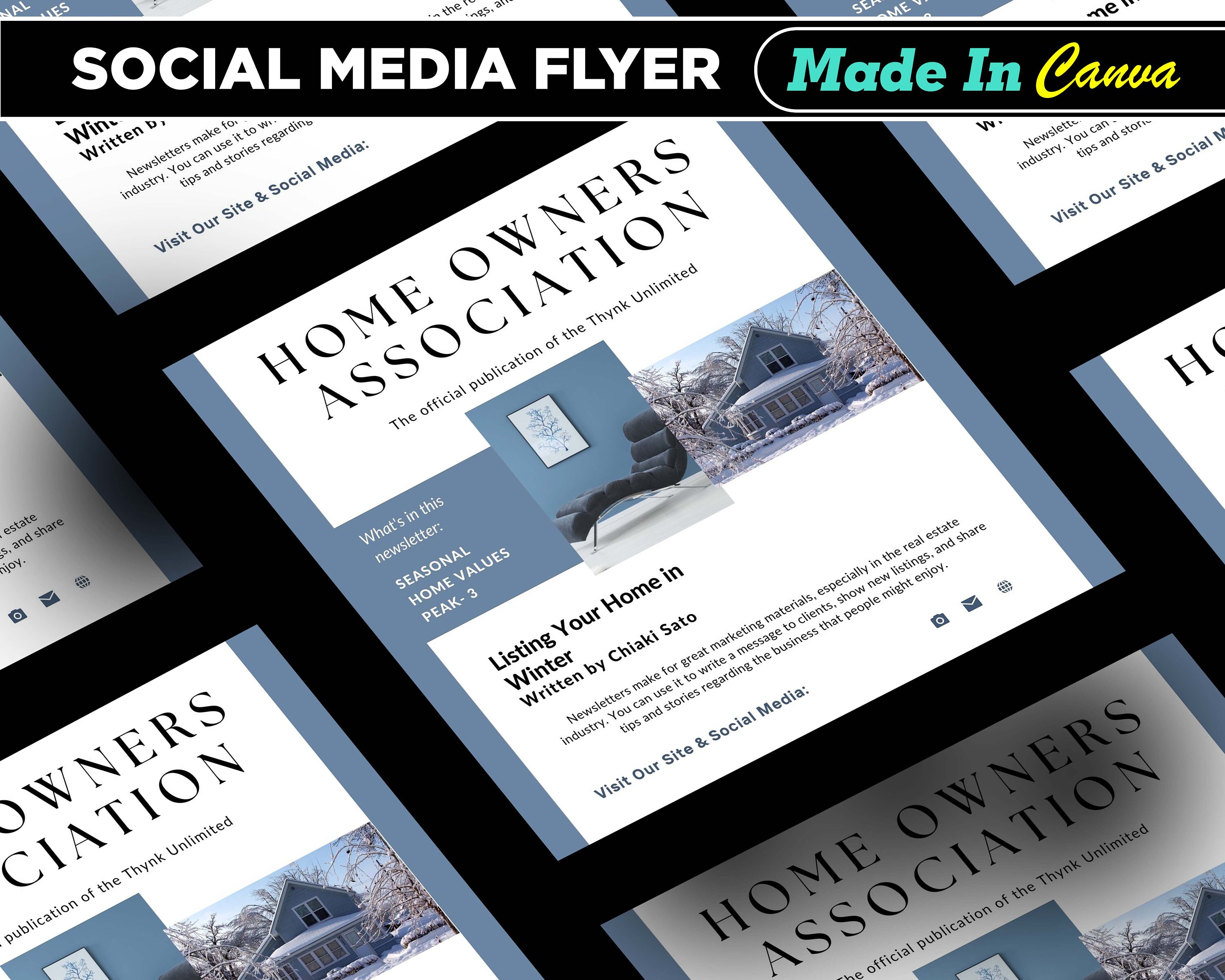 Homeowners Association Flyer, DIY Canva Homeowners Association Flyer ...